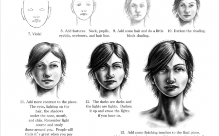 How to draw a girl – step-by-step tutorials and pictures