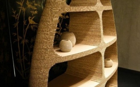 Cardboard furniture – 60 examples that you can make yourself