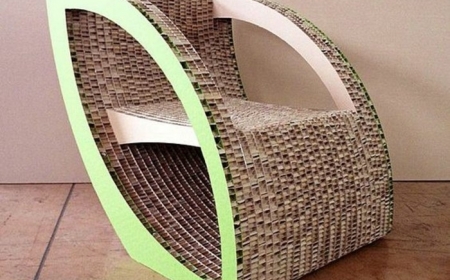 Cardboard furniture – 60 examples that you can make yourself