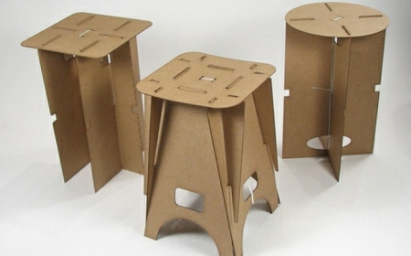 Cardboard furniture – 60 examples that you can make yourself