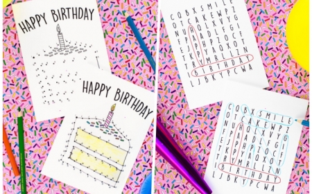 DIY birthday cards: instructions, ideas, inspirations