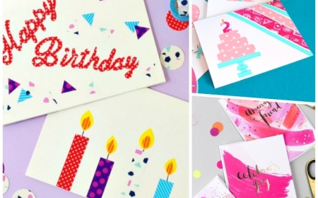 DIY birthday cards: instructions, ideas, inspirations