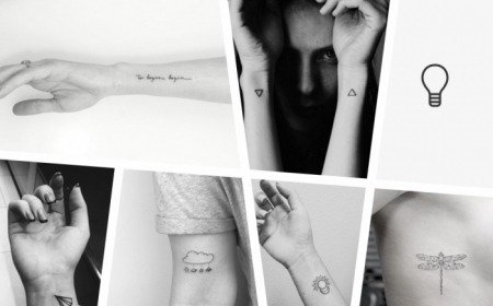 The charm of the discreet tattoo in 80 examples with a secret message