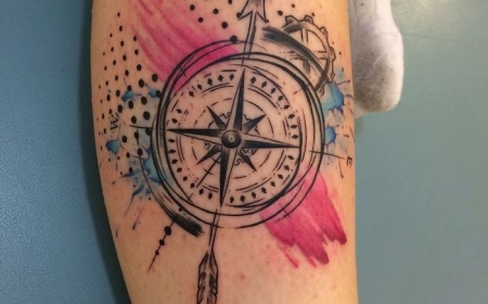 65 ideas for a beautiful and meaningful compass tattoo