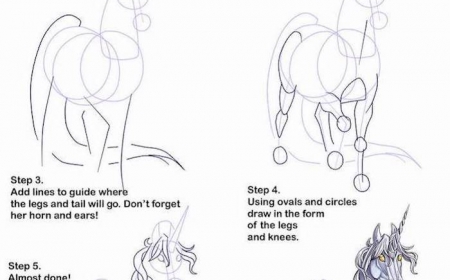 How to draw a unicorn – easy tutorials + pictures