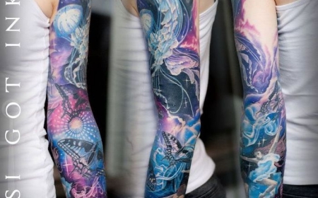 60 ideas for a gorgeous galaxy tattoo you will definitely love