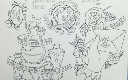 70 Harry Potter drawings for the die-hard fans + tutorials