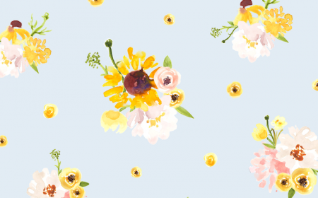Choose a Floral Background to Decorate Your Screen With
