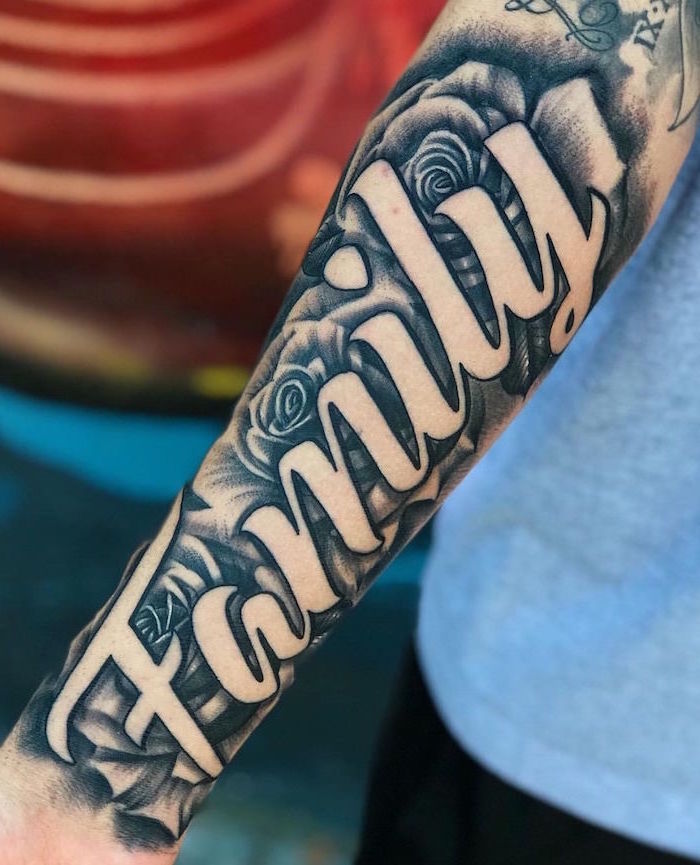 Family Names Tattoo Designs For Men Belajar Menggambar