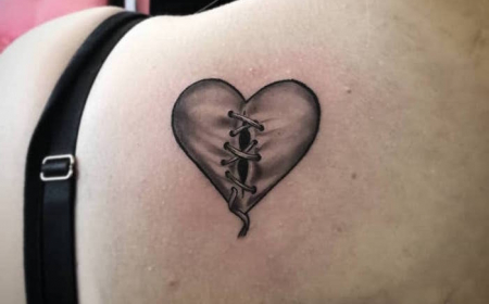 Mend Your Soul With a Broken Heart Tattoo