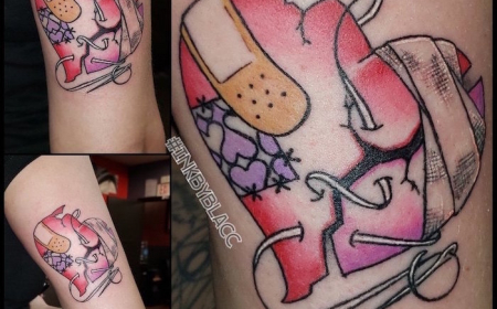 Mend Your Soul With a Broken Heart Tattoo