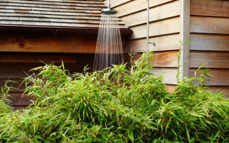 Outdoor shower ideas that will turn your home into a jungle oasis