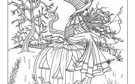 Get spooky with these Halloween coloring pages