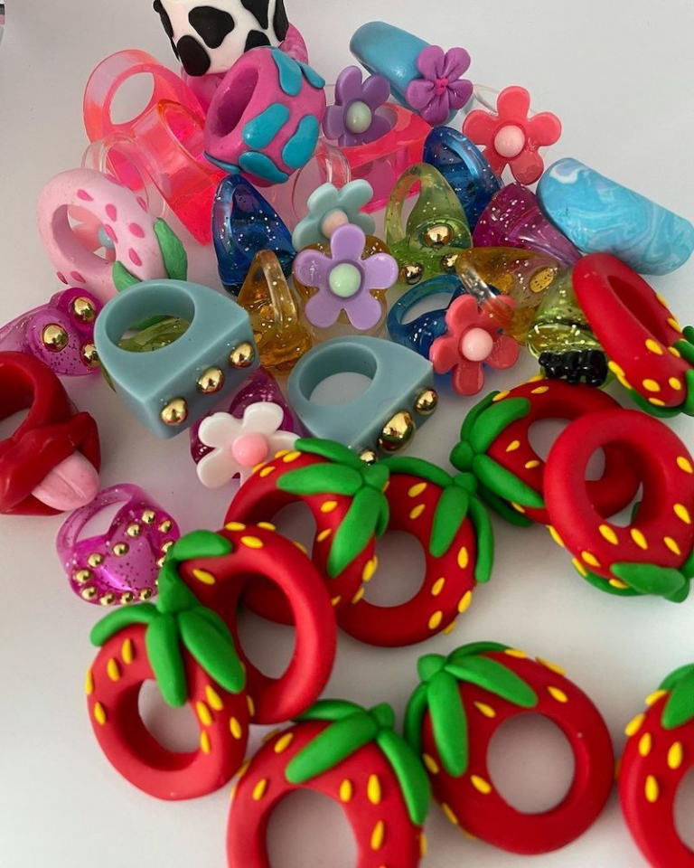 How to Make Funky Clay Rings: Easy TikTok DIY – Archziner.com
