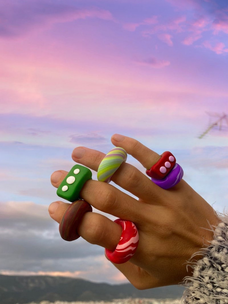 How to Make Funky Clay Rings: Easy TikTok DIY – Archziner.com