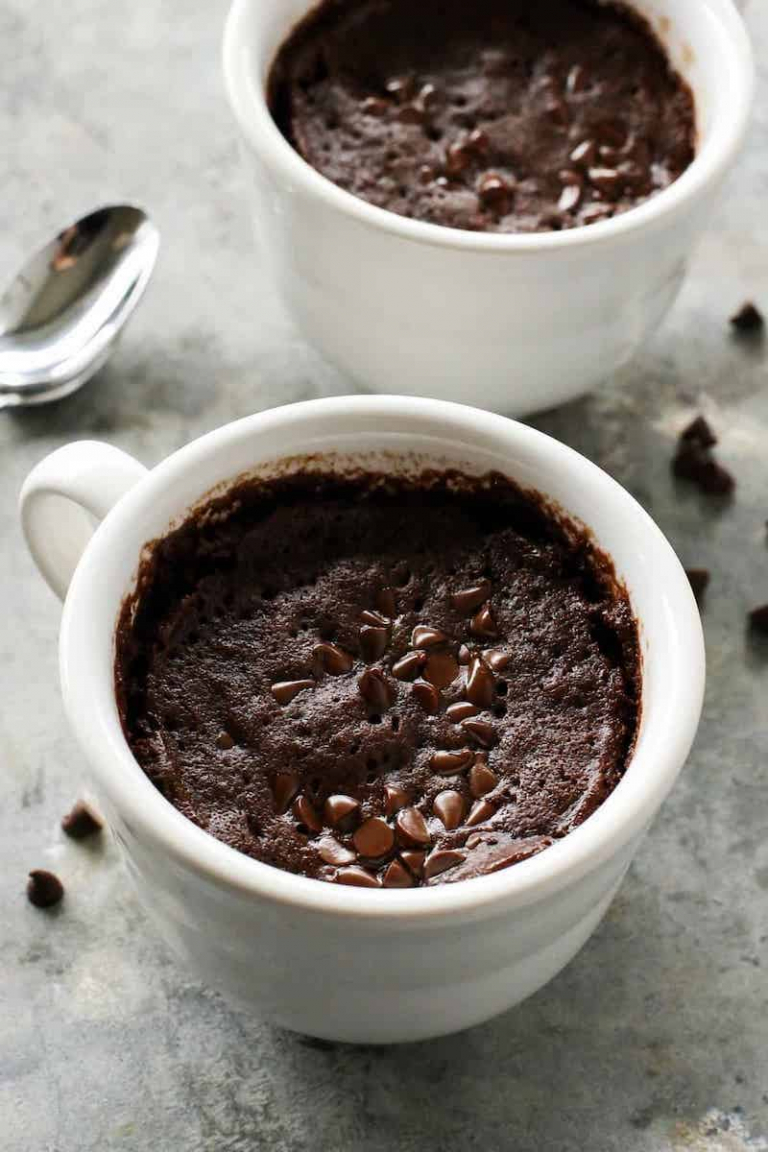 14+ Healthy Mug Cake Recipes: Vegan, Low-Calorie, Keto - Archziner.com