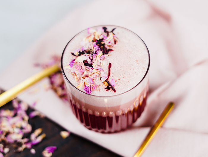 Pink Moon Milk: Dreamy elixir with hibiscus flower & rose petals for ...